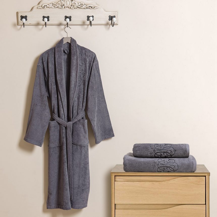 Halat de baie velur 100% bumbac Yani Arma Collection – LUX